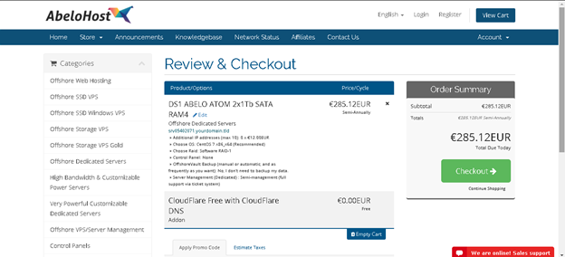 Order Hosting from AbeloHost - #1 Simple Steps by Step Guide
