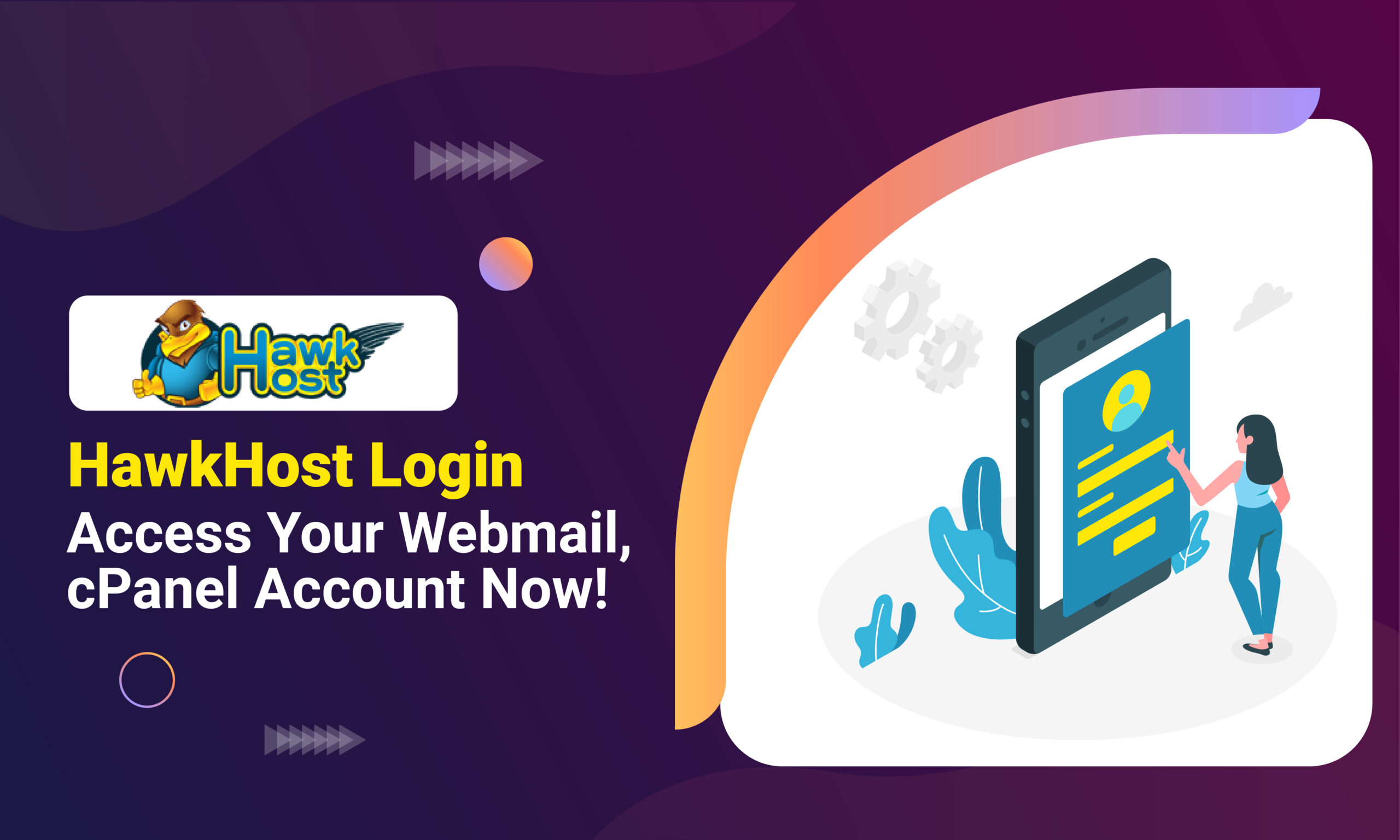 Acceso de Hawkhost - Acceda ao seu correo web, conta cPanel agora!