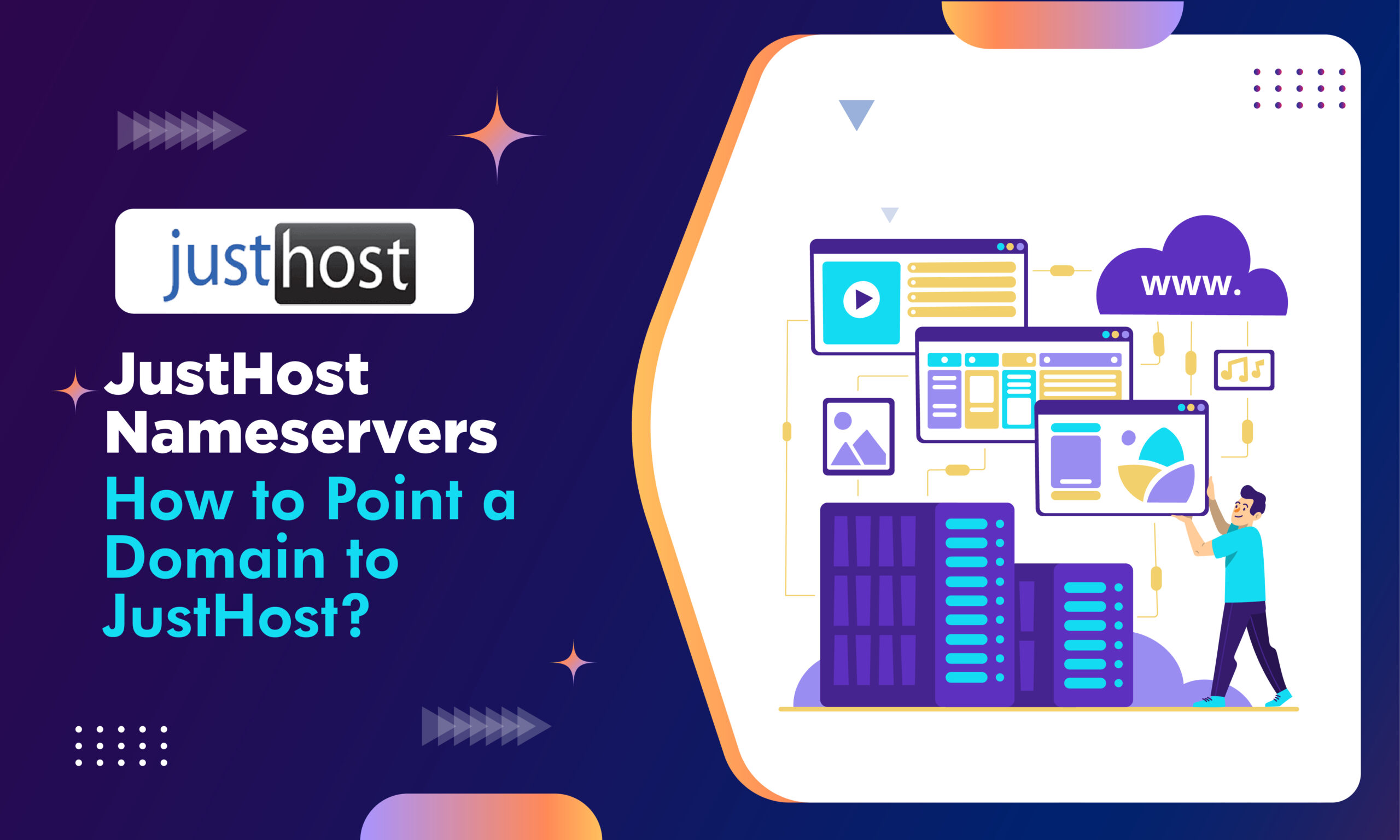 JustHost Nameservers - How to Point a Domain to JustHost?