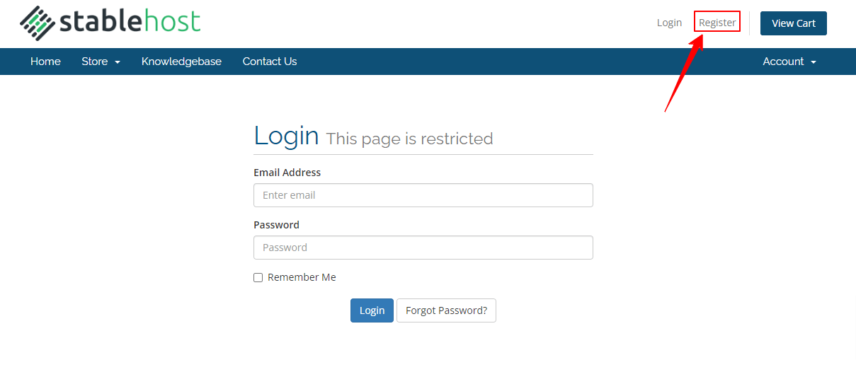 Inicio de sesión de StableHost: acceda a su correo web, cPanel Cuenta ...