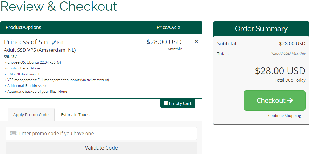 Order Hosting from ViceTemple - #1 Simple Steps by Step Guide