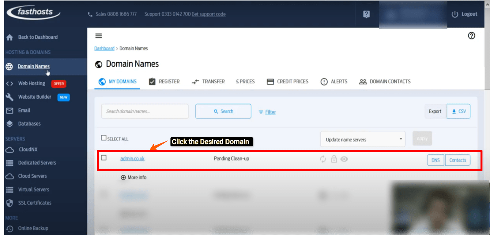 Fasthosts NameServers - How to Point a Domain to Fasthosts?