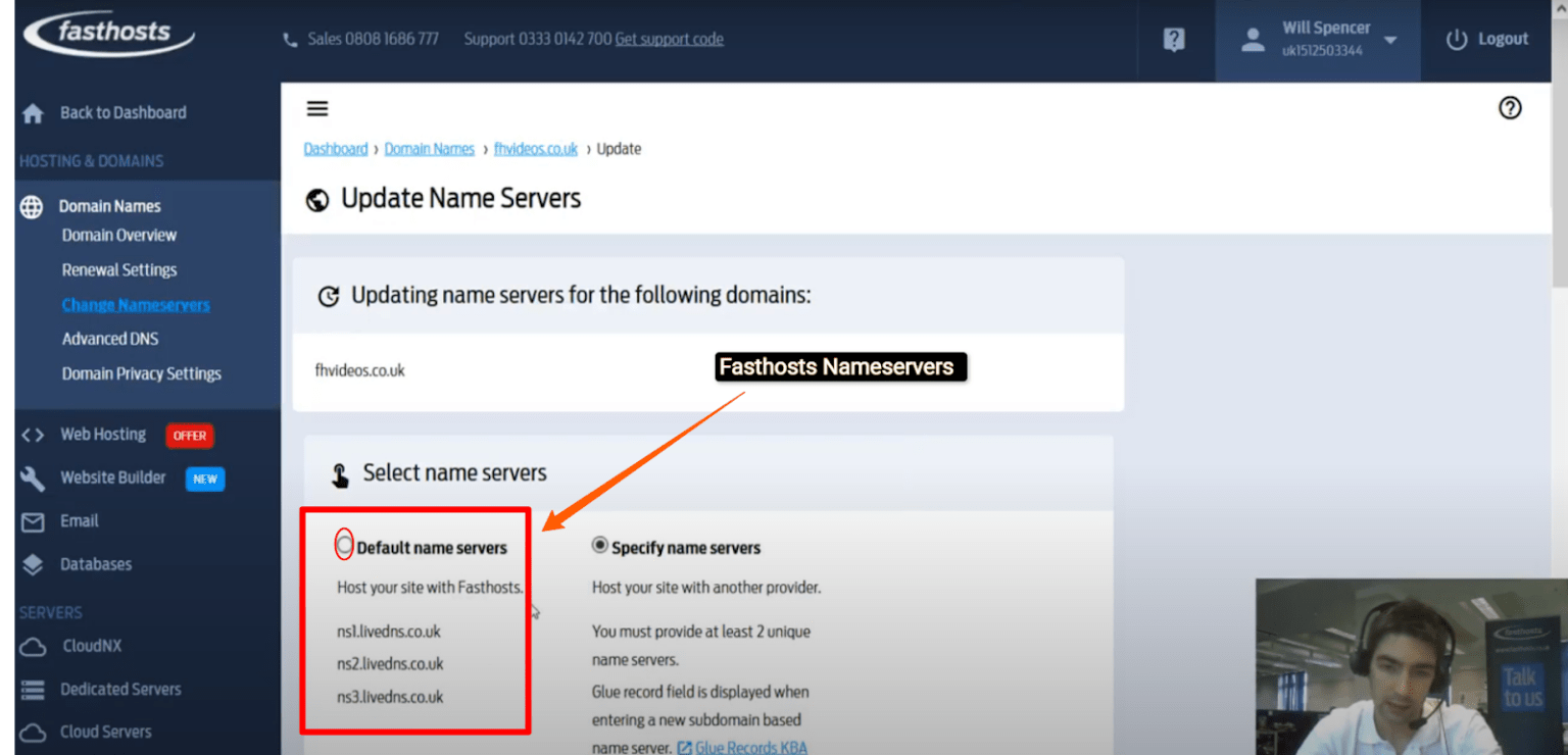 Fasthosts NameServers - How to Point a Domain to Fasthosts?