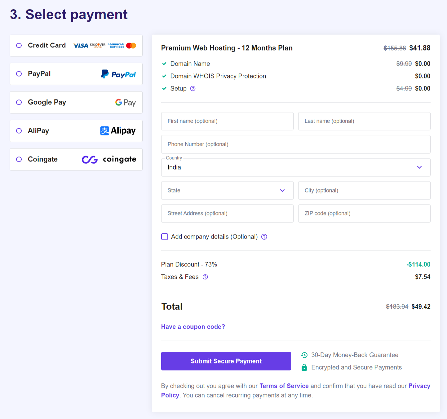Order Hosting from 000webhost - #1 Simple Steps by Step Guide