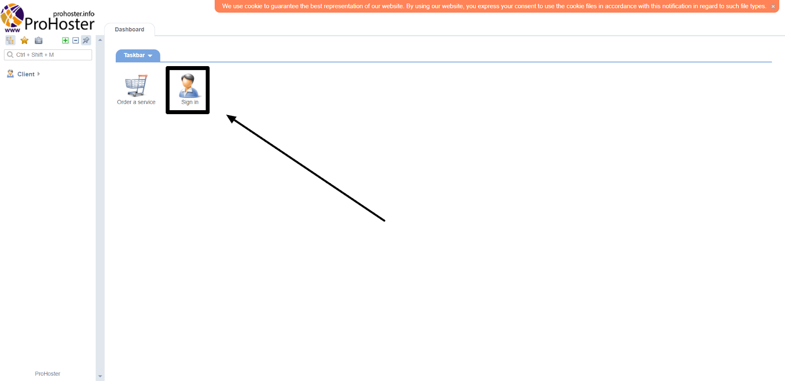 Inicio de sesión ProHoster - Acceda ao seu correo web, cPanel Conta agora!