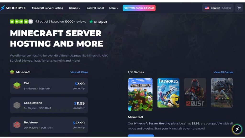 Обзор Shockbyte — вот что об этом говорят более 97 человек?