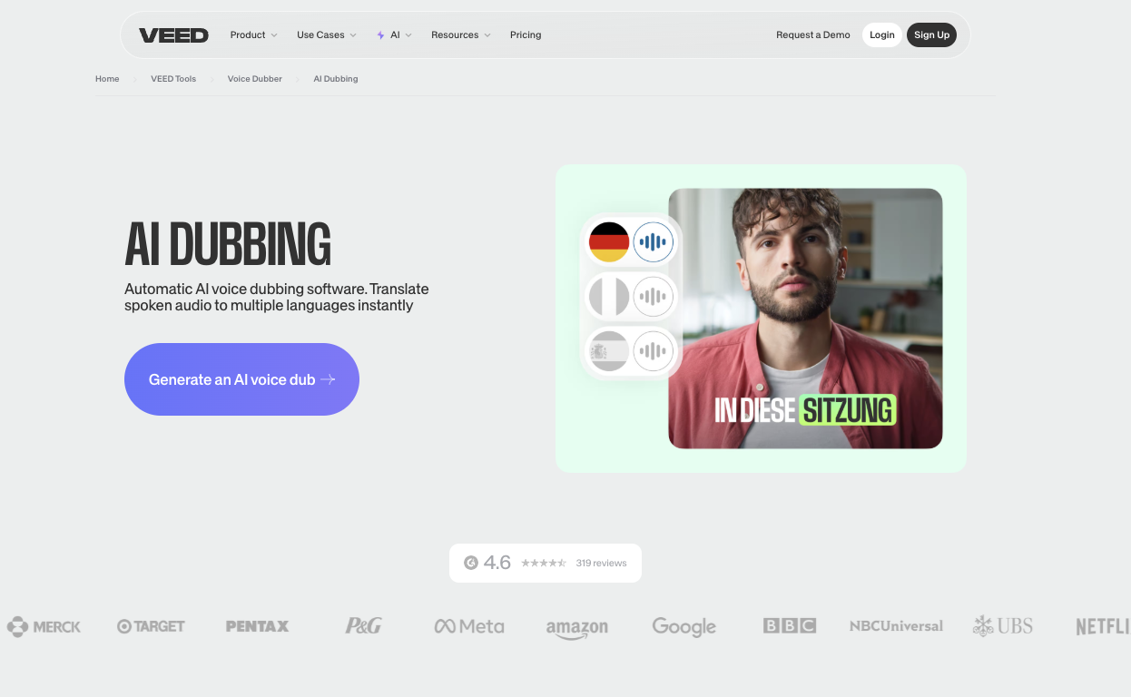 9 Best AI Dubbing Software In 2025 December (Top Picks)