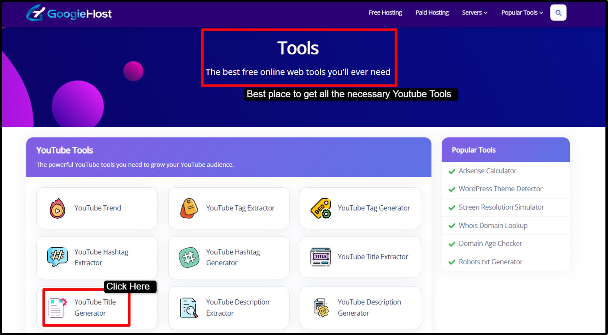 AI YouTube Title Generator | Write Click-Worthy Titles - Tools